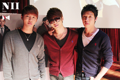 'NII', 전속모델 그룹 JYJ 팬미팅 자리 마련